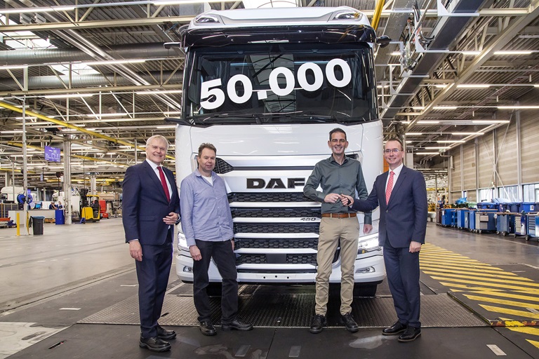 DAF erreicht Meilenstein von 50.000 Lkw der neuen Generation - DAF ...